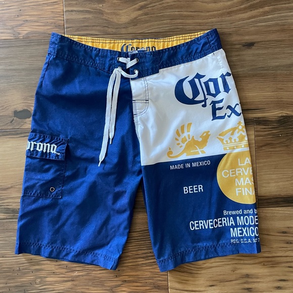 Corona | Swim | Corona Extra Mens Swim Trunks Board Shorts Mens Medium ...